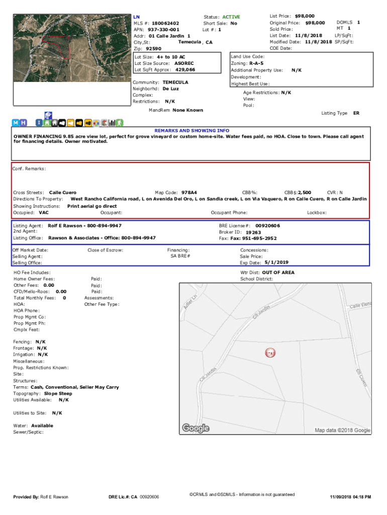 Fillable Online DRE Lic. - CRMLS and SDMLS - LoopNet Fax Email Print ...