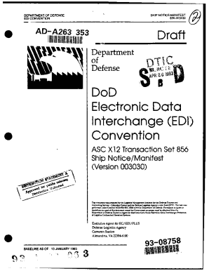 Fillable Online www.dcs-is-edi.comx12-856X12 856: Ship Notice/Manifest ...