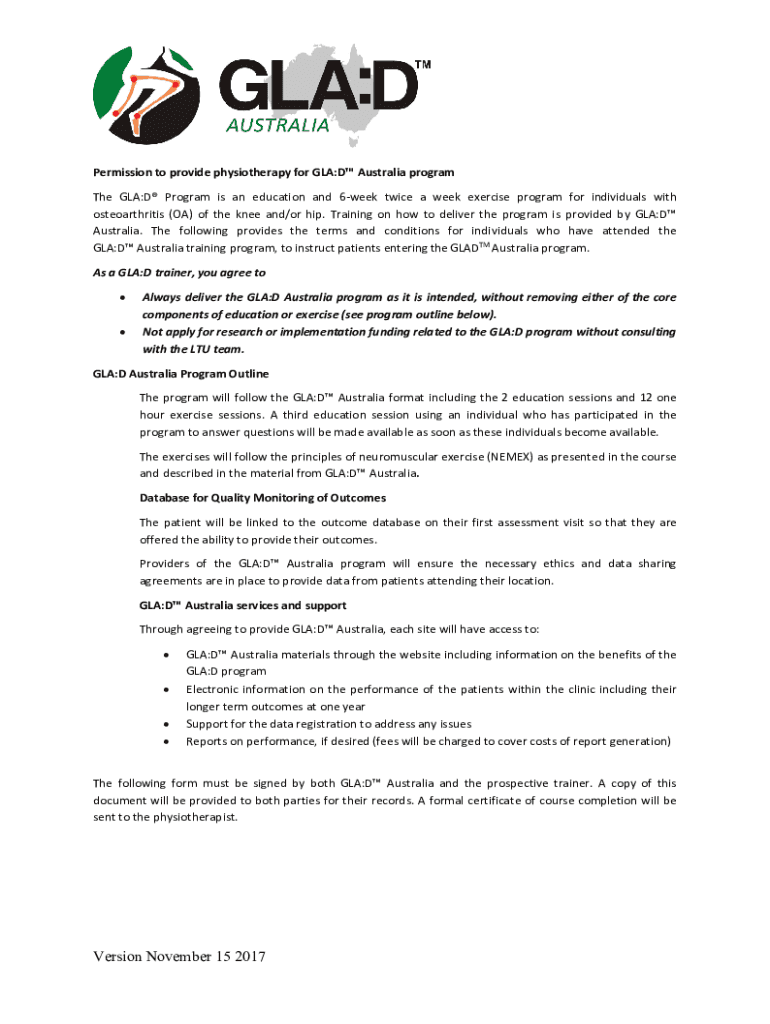 Fillable Online Physio-Permission-form.pdf - GLA:D Fax Email Print ...