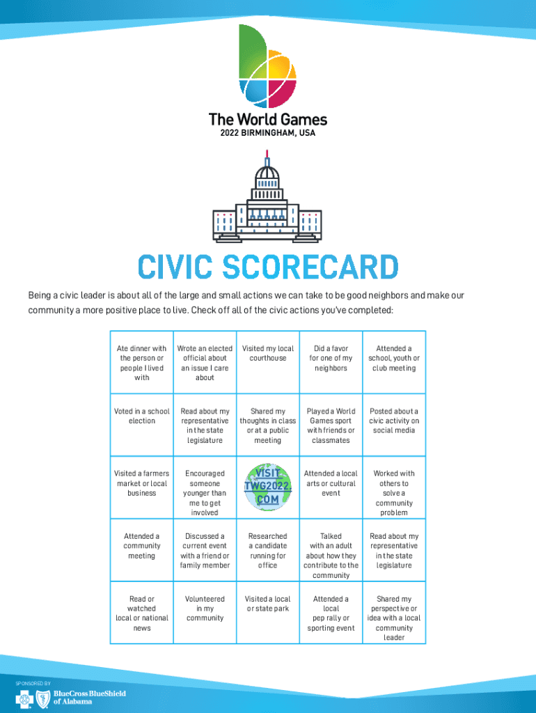 Fillable Online www.mdc.eduiceddocsAccess the Civic Action Scorecard ...