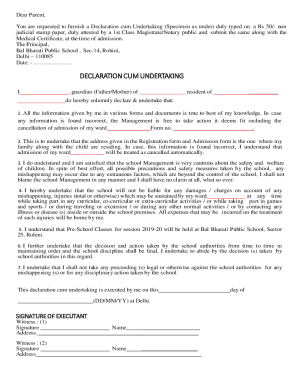 Fillable Online st Certificate, at the time of admission. Date ...