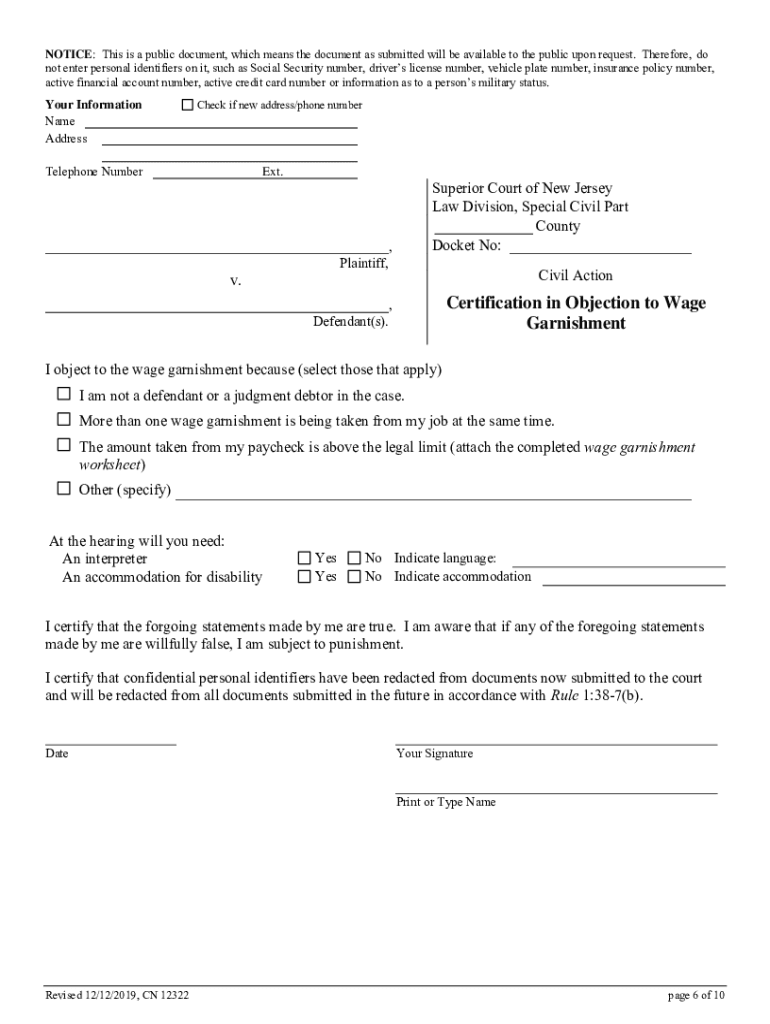 Fillable Online You can use this packet if you received a Notice of ...