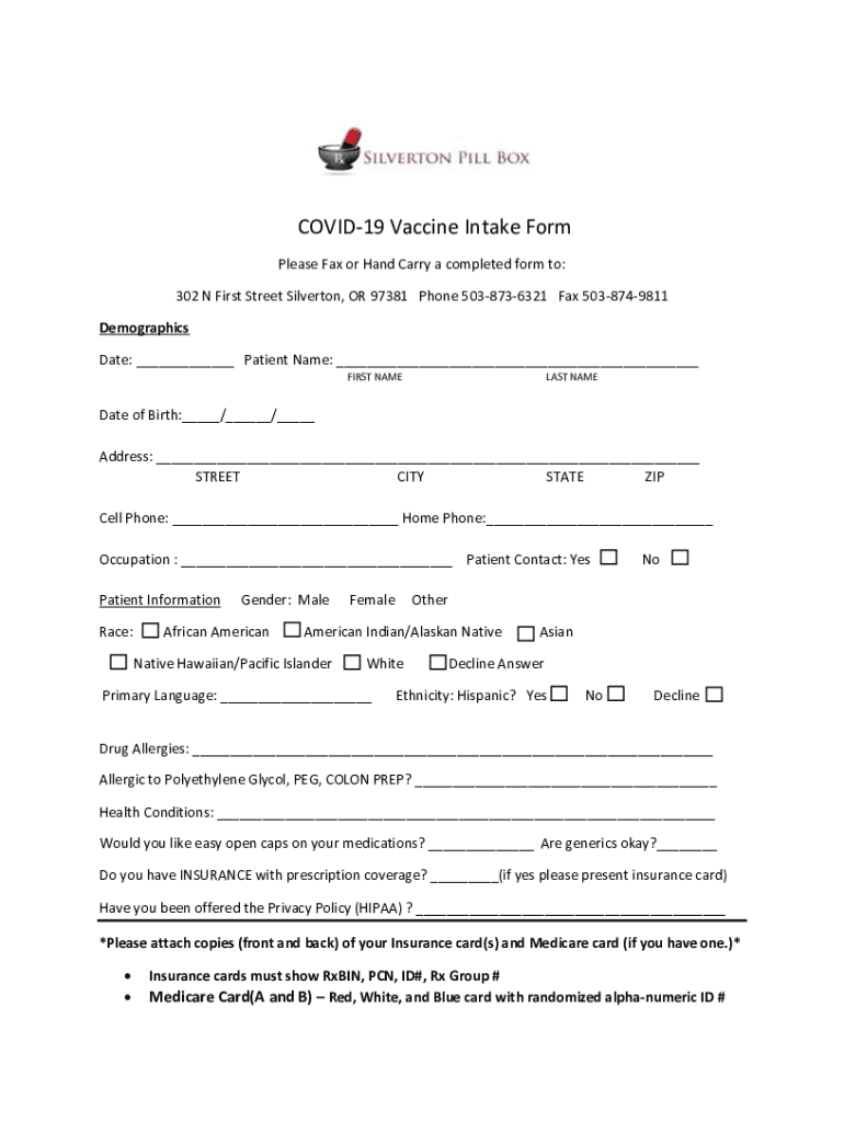 Fillable Online www.jotform.comform-templatescovid-19-vaccineCOVID-19 ...