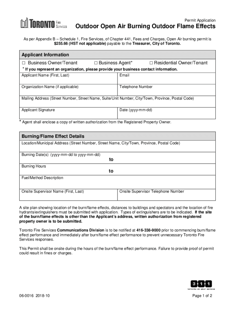 Fillable Online Open Burning Permits - Air Permits - IllinoisOpen Burning Permits - Air Permits ...
