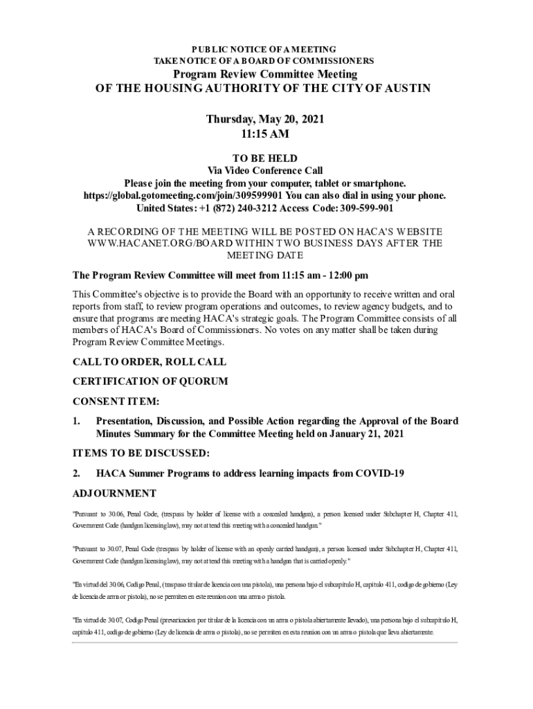 Fillable Online 20210520-PRC-Final-Packet.pdf Fax Email Print - pdfFiller