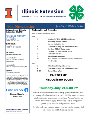 Fillable Online extension illinois June July Newsletter.pub ...