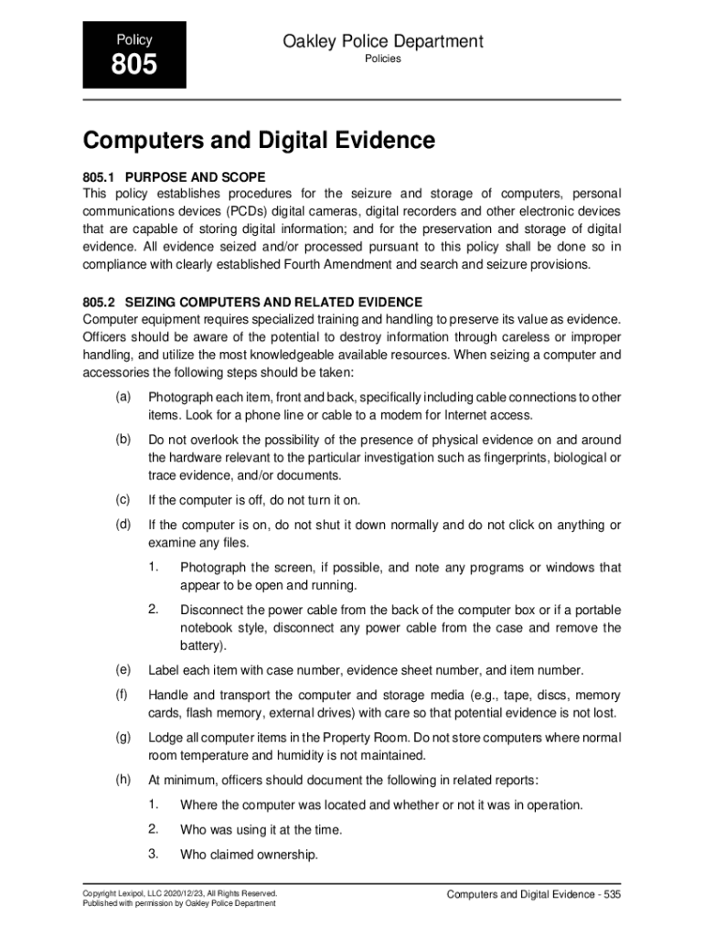 Fillable Online 10 Examples of Policies and Procedures in the Workplace ...