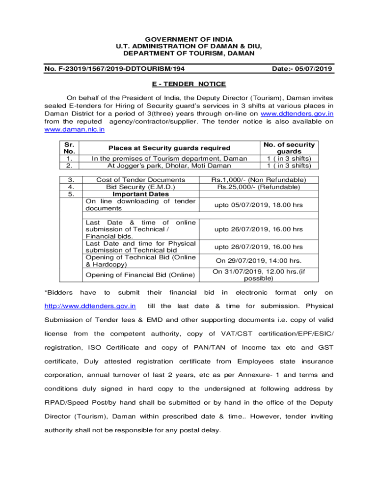 Fillable Online Daman and Diu Electricity Department, Government of ...
