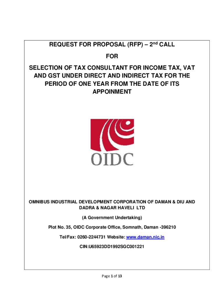 Fillable Online REQUEST FOR PROPOSAL (RFP) End-To-End Solution For Data ...