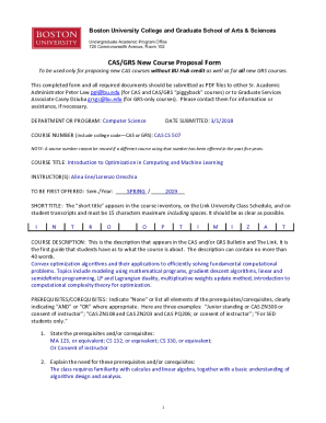Fillable Online COM CAS Concentration Information Sheet - Boston ...