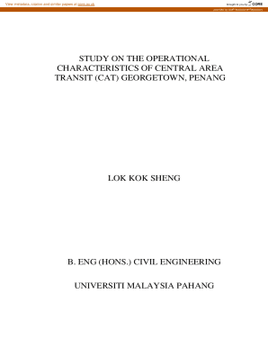 Fillable Online study on the operational - UMP Thesis Template Fax ...