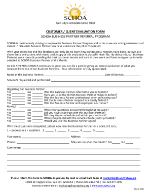 Fillable Online Business-Partner-Evaluation-Form-2022.pdf Fax Email ...