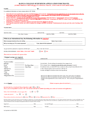 Fillable Online U.S. Travel Documents Requirements: Traveling to and ...