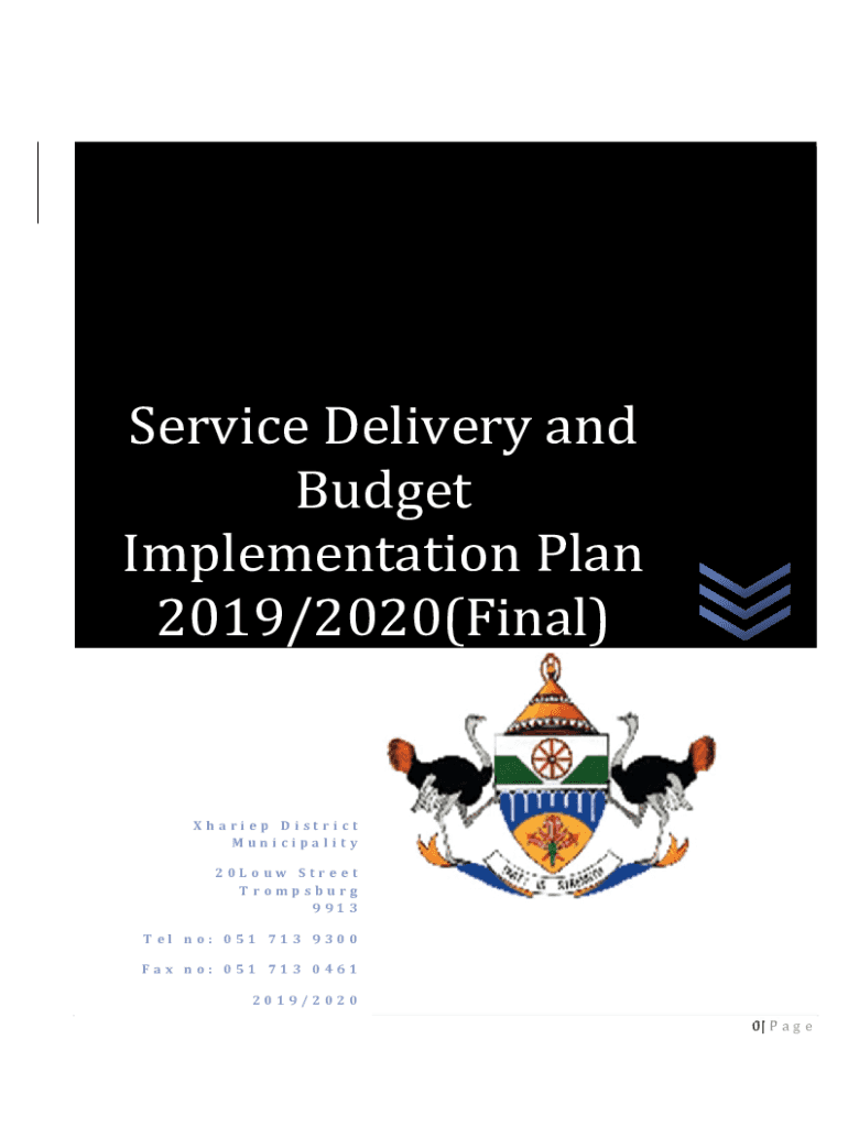 Fillable Online mfma treasury gov INTEGRATED DEVELOPMENT PLAN (FINAL) - xhariep.fs.gov.za Fax ...