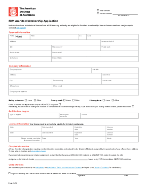 Fillable Online Architects - AIA Fax Email Print - pdfFiller