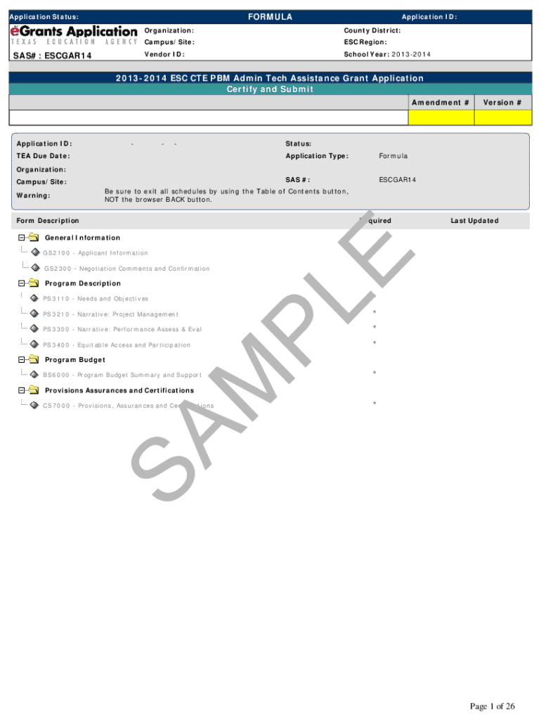 Fillable Online FORMULA Report ID: County District: ESC Region Fax ...