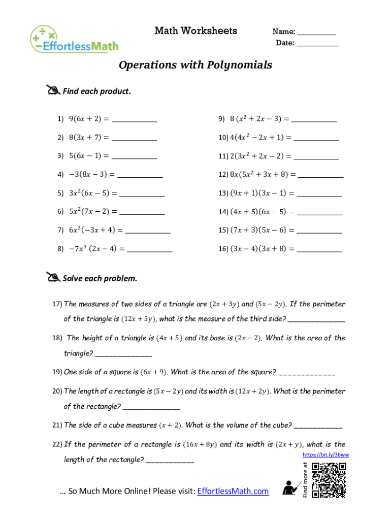 Fillable Online www.effortlessmath.commath-topicsoperationsHow to Do ...