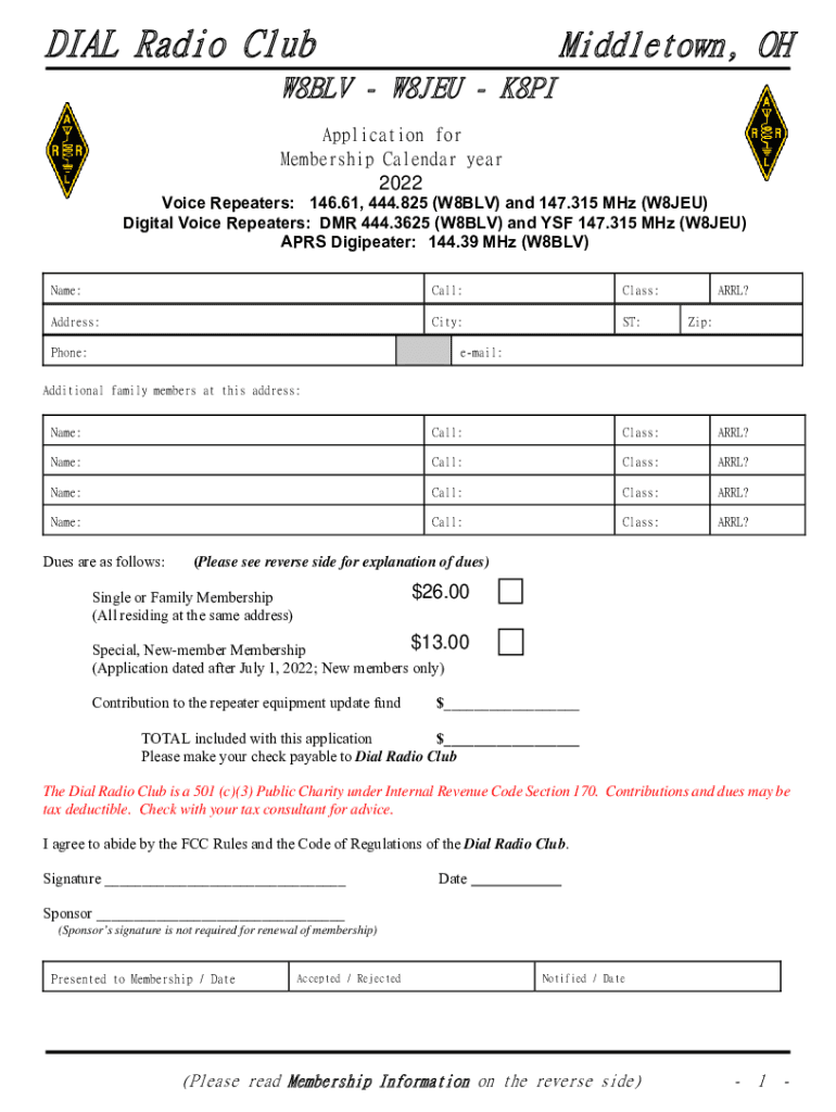 Fillable Online www.pdffiller.com539824094--DIAL-Radio-Club-QSLnet-Fillable Online DIAL Radio ...