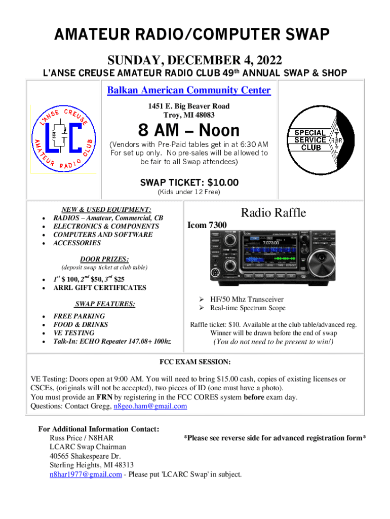 Fillable Online ARRL - Home - American Radio Relay League Fax Email ...