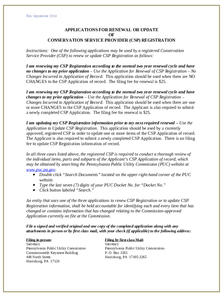 DTI extends filing of applications for renewal of Service and Repair ...