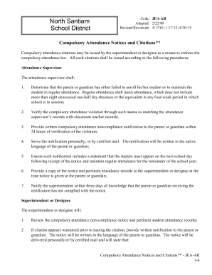 Fillable Online JEA-AR - Compulsory Attendance Notices and Citations ...