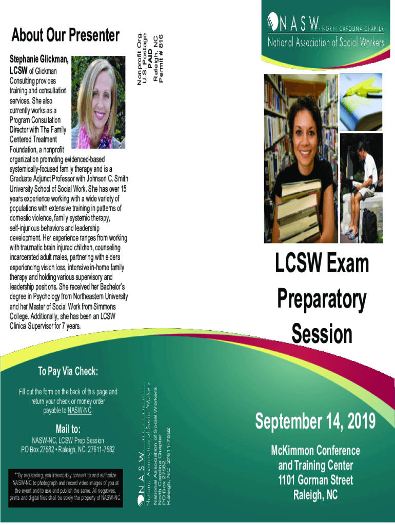 Fillable Online www.pdffiller.com491534234--LCSW-of-Glickman-Fillable ...