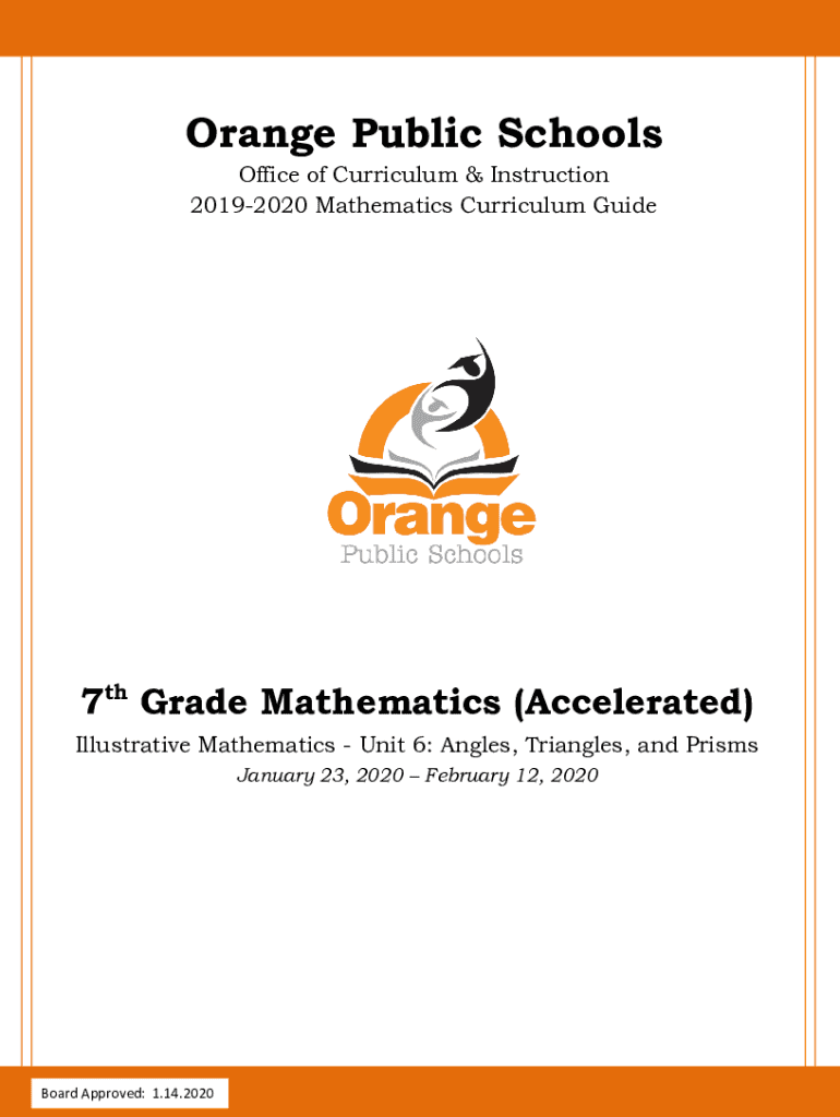 Fillable Online 7th Grade Mathematics (Accelerated) Fax Email Print ...