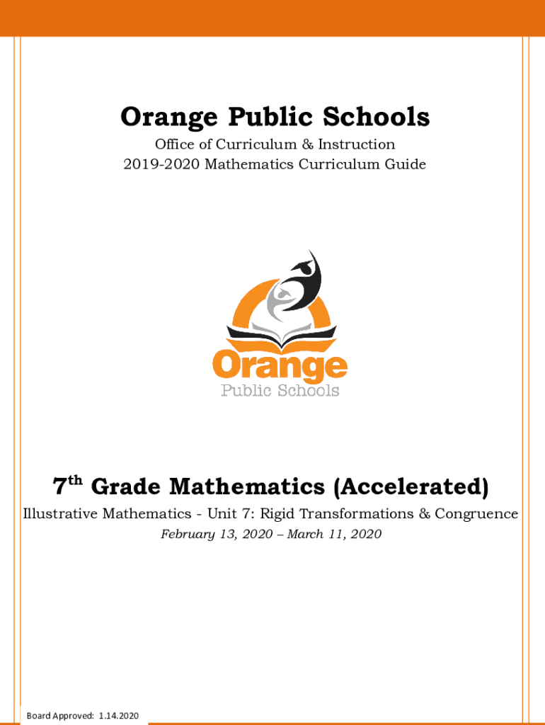 Fillable Online Illustrative Mathematics - Unit 7: Rigid ...