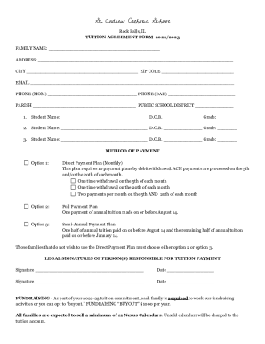 Fillable Online standrewsgradeschool.orgregistration-formsRegistration Forms - St. Andrew ...