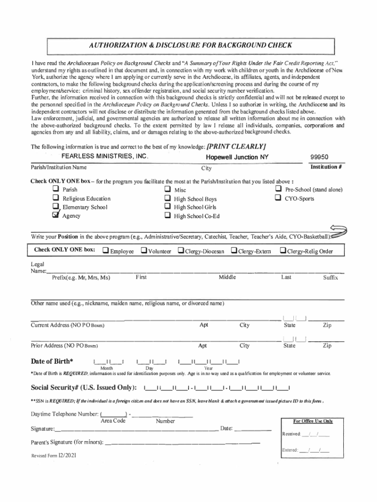 Fillable Online crimcheck.netnewsdisclosure-and-authorizationDisclosure and Authorization Forms ...