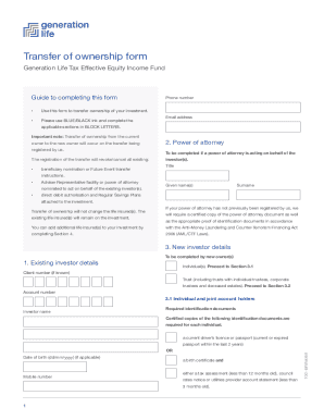 Fillable Online Transfer Ownership of Life Insurance to ...