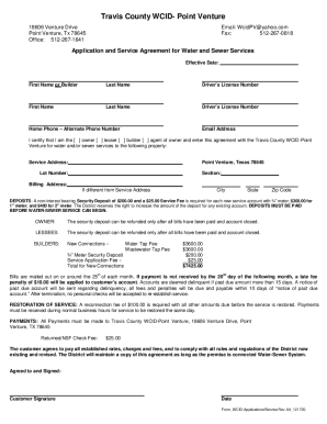 Fillable Online Travis County WCID- Point Venture - cloudfront.net Fax ...