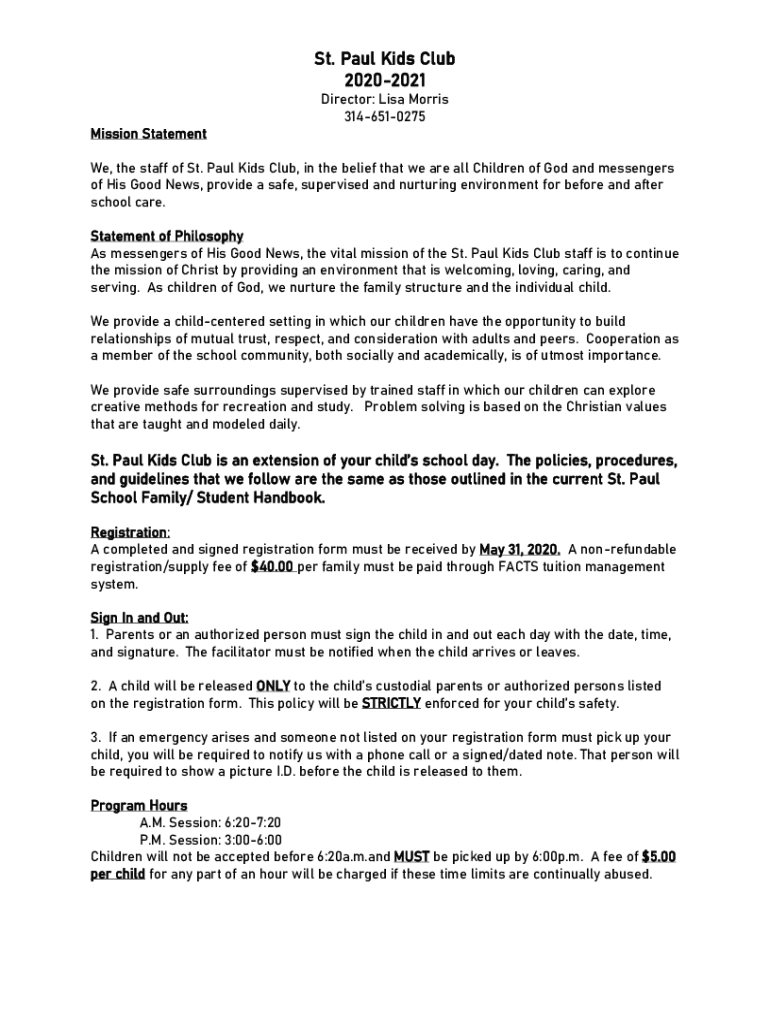 Fillable Online Kids Club Registration - d2y1pz2y630308.cloudfront.net ...