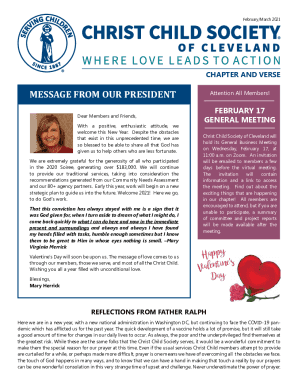 Fillable Online MESSAGE FROM OUR PRESIDENT Attention All Members! Fax ...