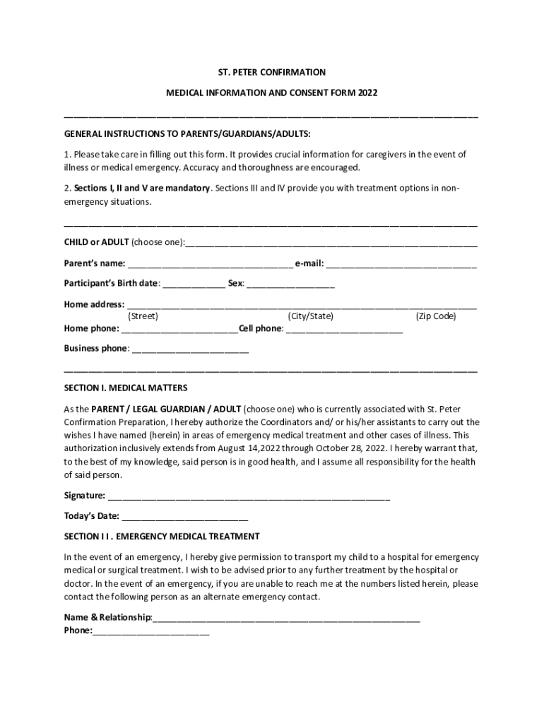 Fillable Online Medical Release and Authorization Retreat Form 2022 Fax Email Print - pdfFiller