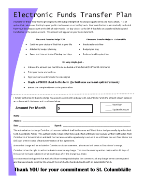 Fillable Online Electronic Funds TransferCMSWhat is Electronic Funds ...