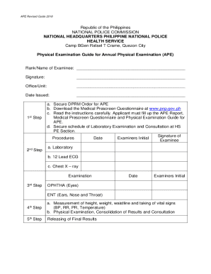 Fillable Online Pnp Ape Form 2021 - Fill Online, Printable, Fillable ...