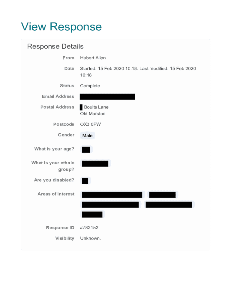 Fillable Online View Response - Oxford Local Plan 2036 Main ...