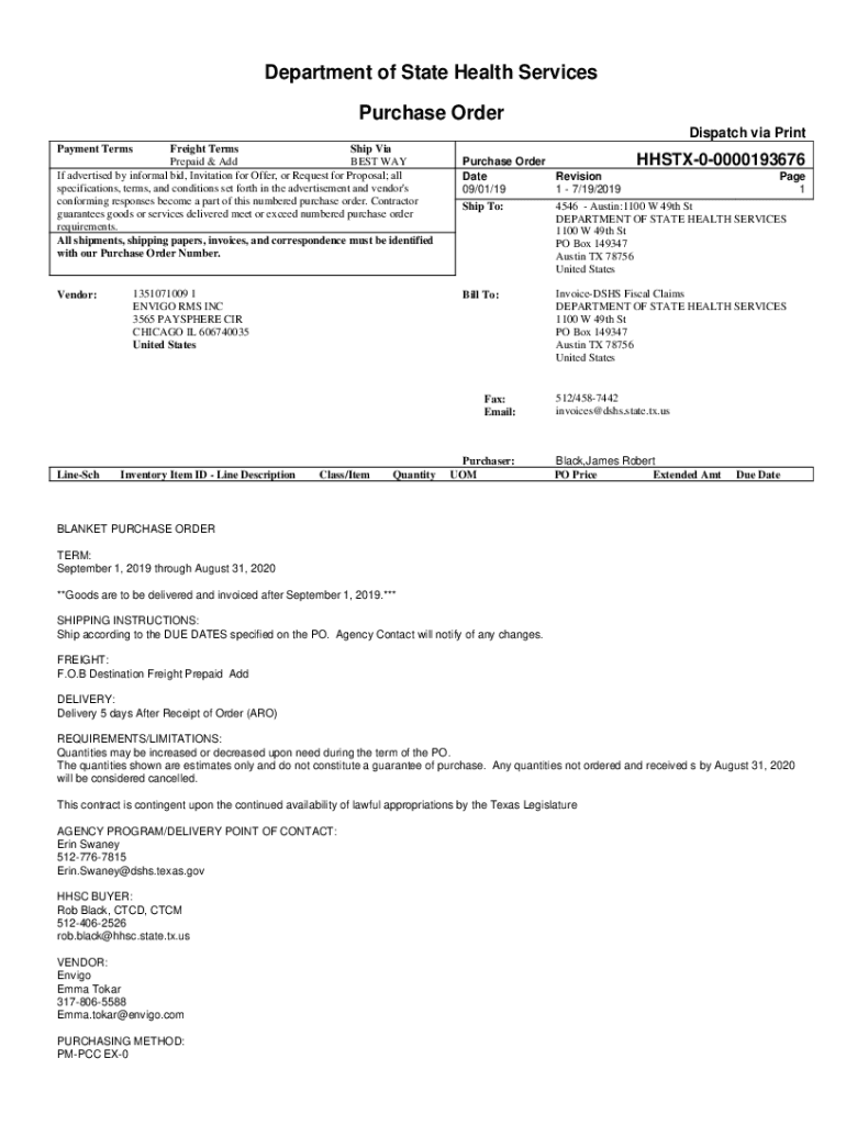 Fillable Online documents.dps.ny.govpublicCommonPurchase Order (CHANGE ...