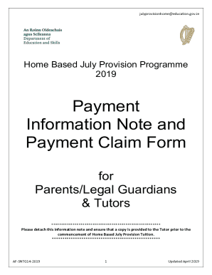 Fillable Online julyprovision.comdocumentsHome-Based-JulyPayment ...