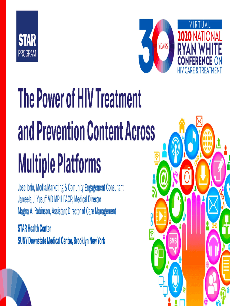Fillable Online The Power of HIV Treatment and Prevention Content ...