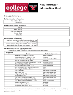 Fillable Online www.pdffiller.com462133305--CCP-InstructorFillable ...