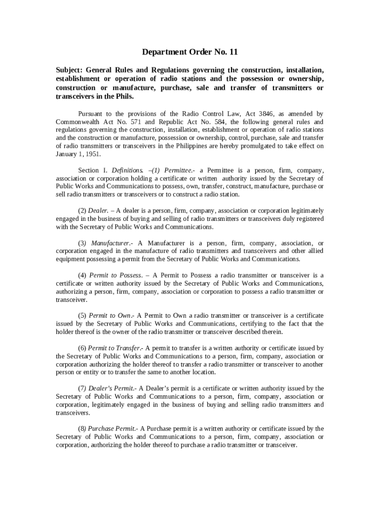 DOTr - Department OrdersDOTr - Department OrdersDOTr - Department ...