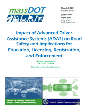 Fillable Online Impact of Advanced Driver Assistance Systems (ADAS) on ...