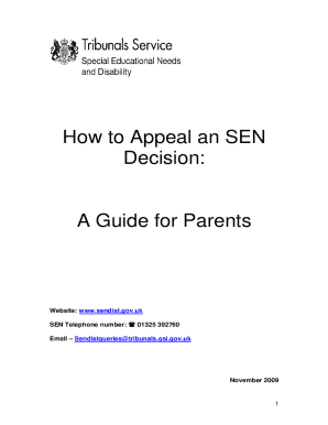Fillable Online www.sen-help.org.ukhow-to-appealHow to Appeal - SEN ...