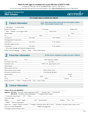 Fillable Online Pulmonary arterial hypertension (PAH-00290 ...