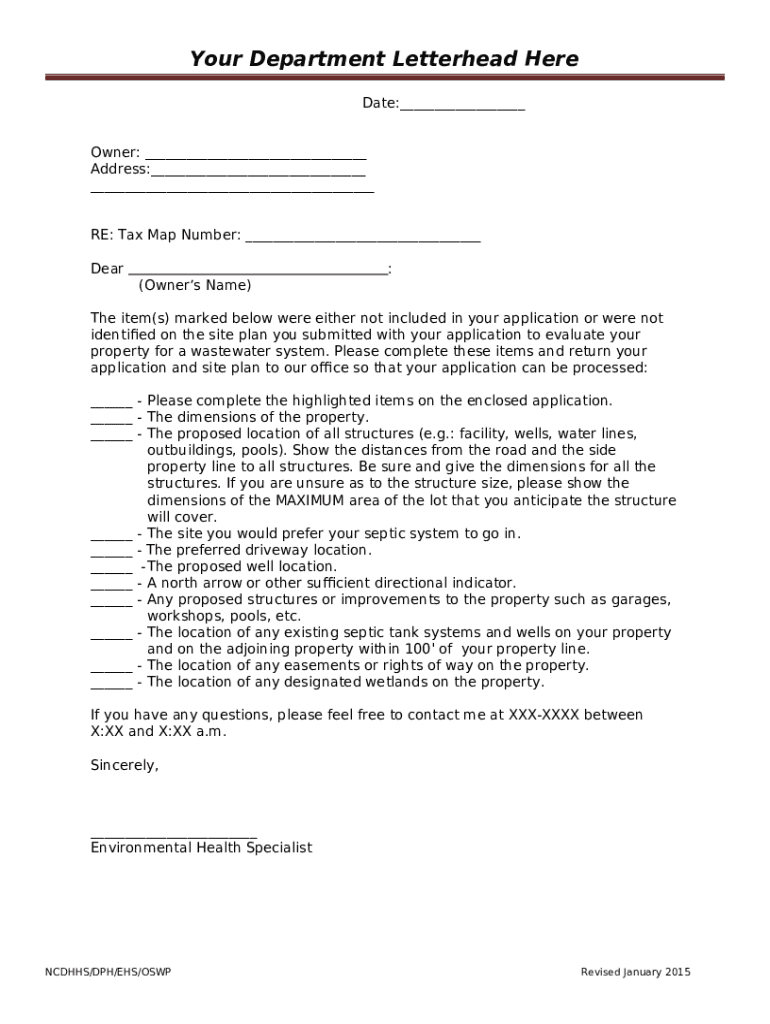 Your Department Letterhead Here. Site Plan Worksheet Doc Template | pdfFiller