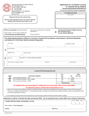 Fillable Online Technical Standards 345 Carlingview Drive APPLICATION ...