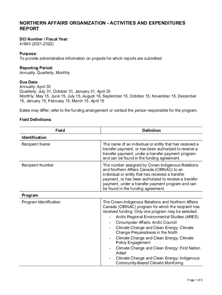 Fillable Online www.sac-isc.gc.caDAMDAM-CIRNAC-RCAANCNORTHERN AFFAIRS ...