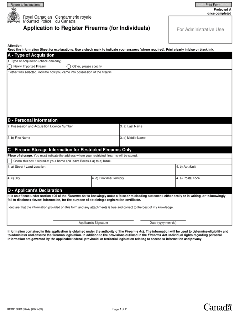 Fillable Online www.rcmp.gc.cawammediaInformation Sheet: Application to ...